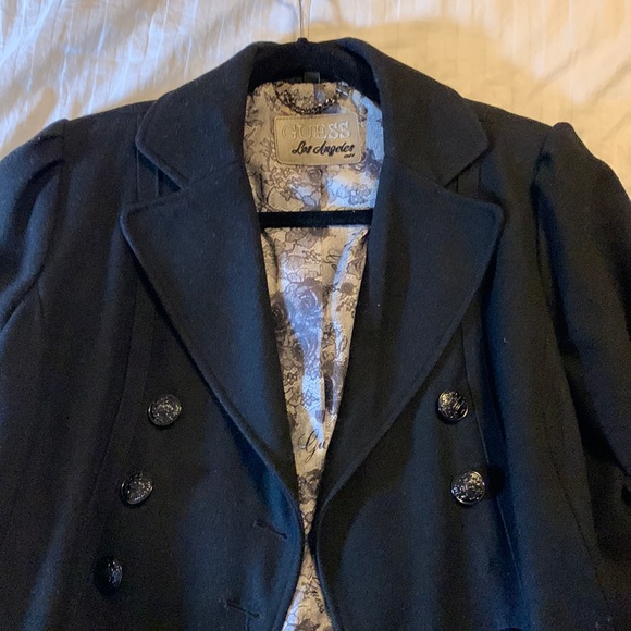 Guess | Jackets & Coats | Guess Jacket With Shiny Inner Lining | Poshmark